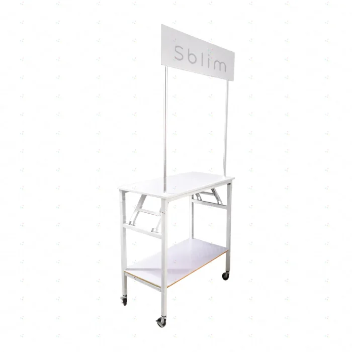 Estructura Stand Metálico con Ruedas – Sblim